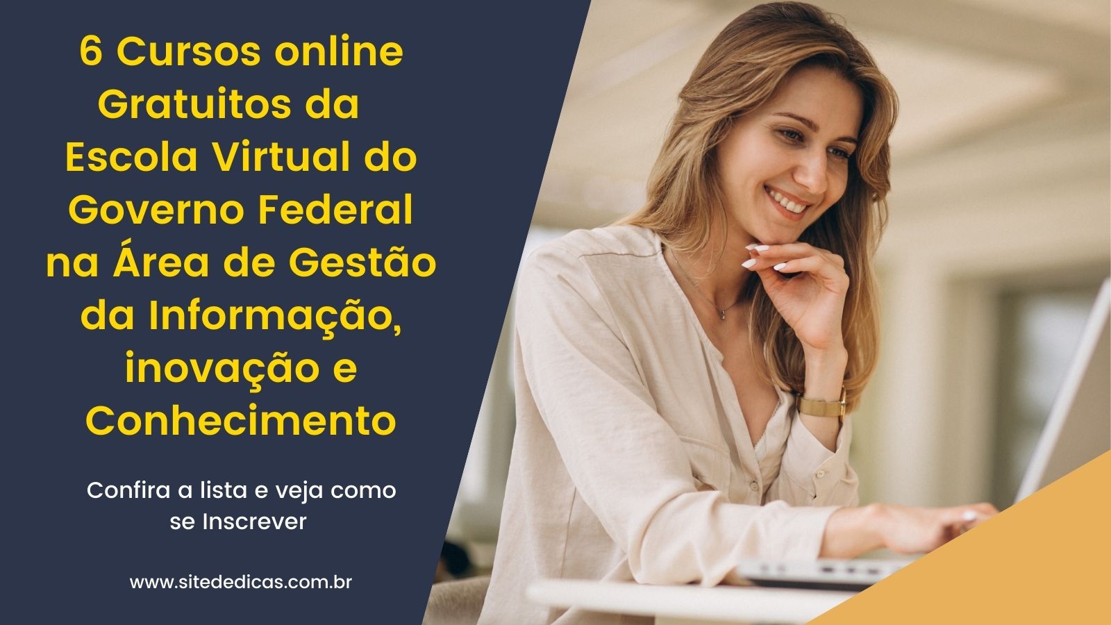 A Escola Virtual do Governo Federal oferece 12 cursos online 100% ...